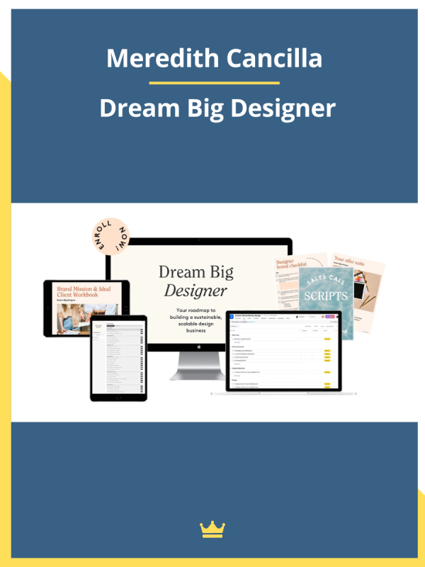 Meredith Cancilla – Dream Big Designer | LOADCOURSE - Best Discount ...
