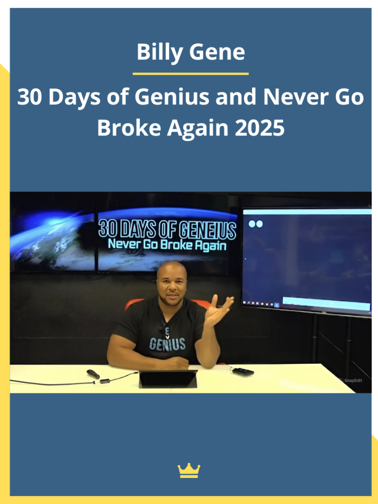 Billy Gene - 30 Days of Geneius & Never Go Broke Again 2025 ...
